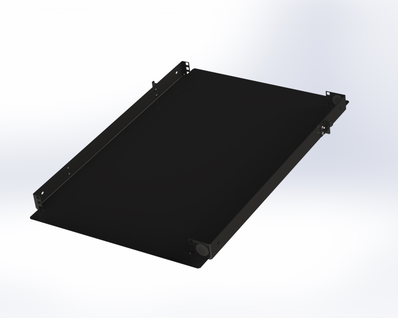 Vesper Technologies Open Rack EIA Conversion Shelf 1U – Black (Accessory Product) » Open Compute ...